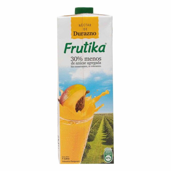 JUGO FRUTIKA NECTAR DURAZNO 1LT